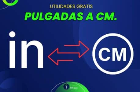 ᐅ Conversor de pulgadas a centímetros 【 Canal Innova 】